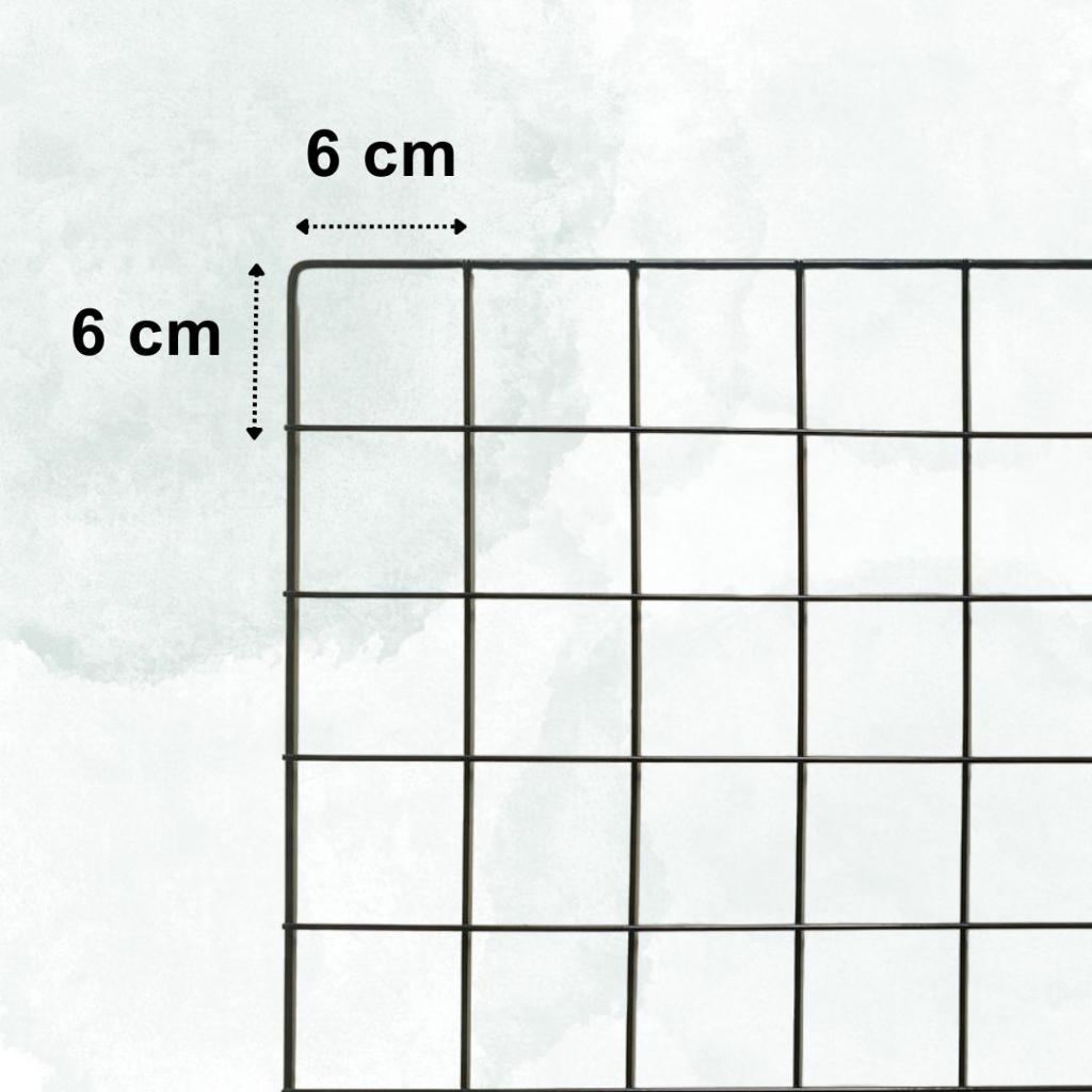 Jual WIRE GRID HITAM dan PUTIH - Hijang Hiasan Dinding Panjang Metal ...