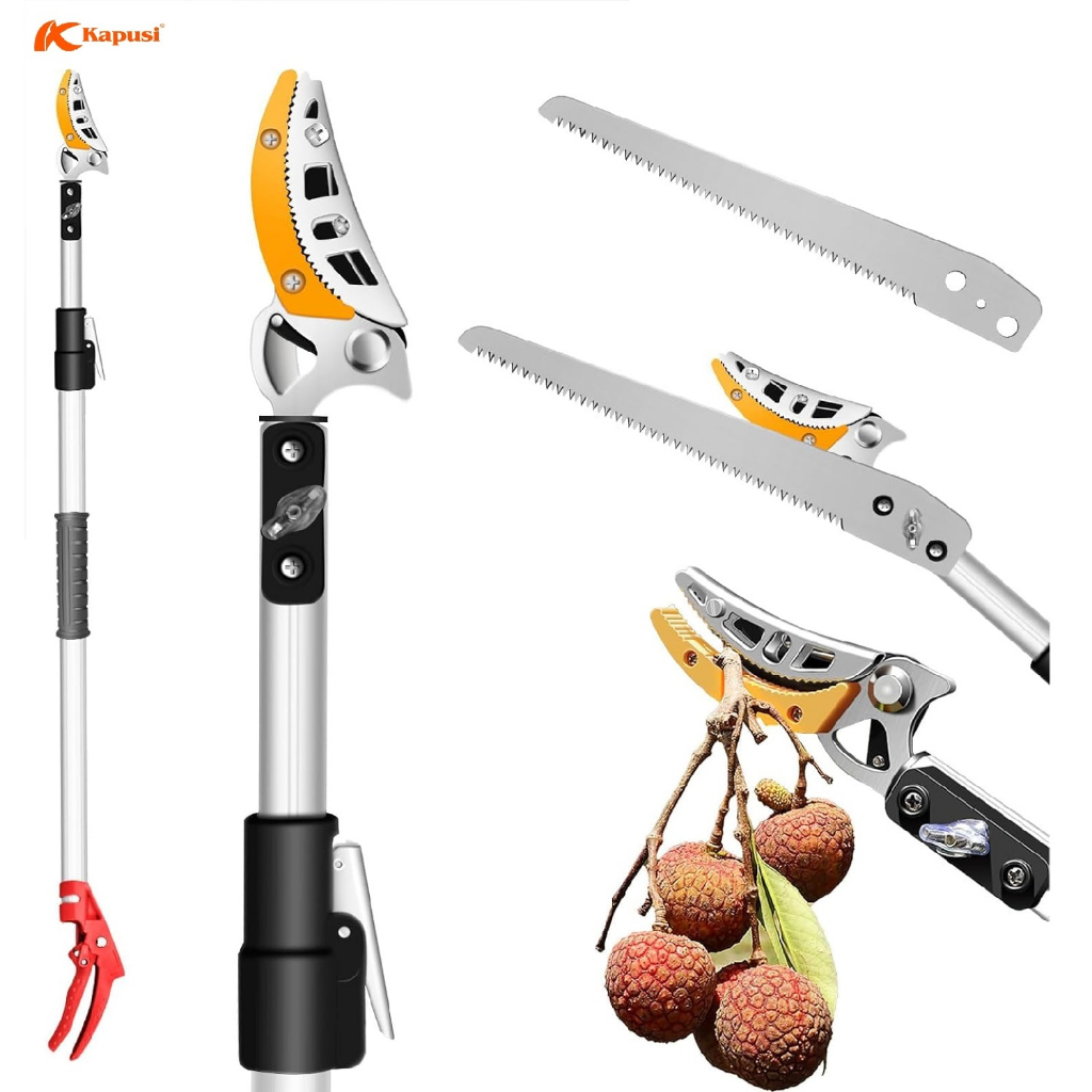 Jual gergaji dan gunting dahan Tinggi panjang kapusi gunting pruning panjang 1,8 - 3 meter ...