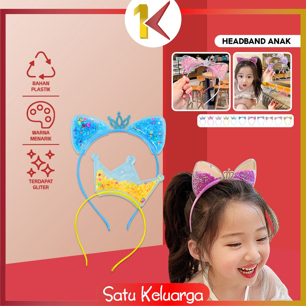 Jual SK-C900 Bando Anak Bentuk Telinga Kucing / Bando Mahkota Aksesoris ...