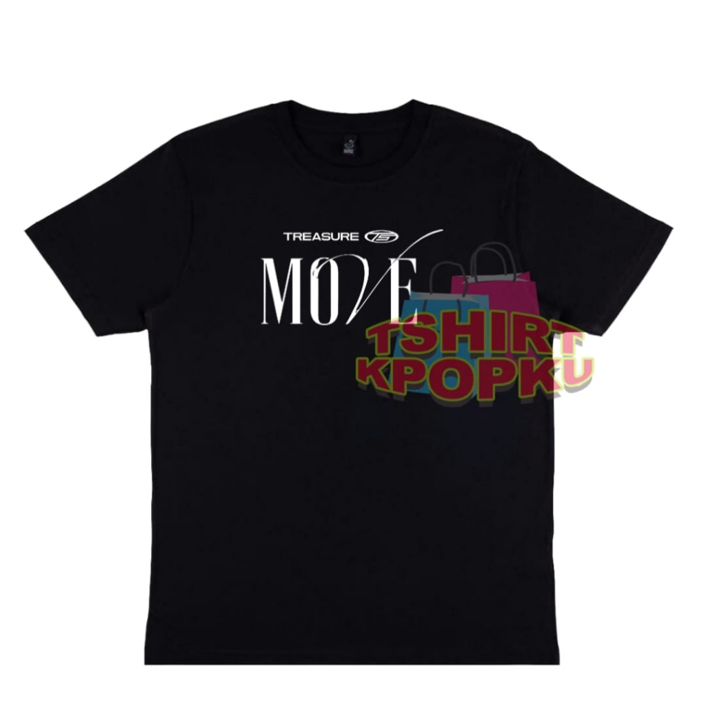 Jual Kaos korean kpop treasure MOVE sablon tengah | Shopee Indonesia