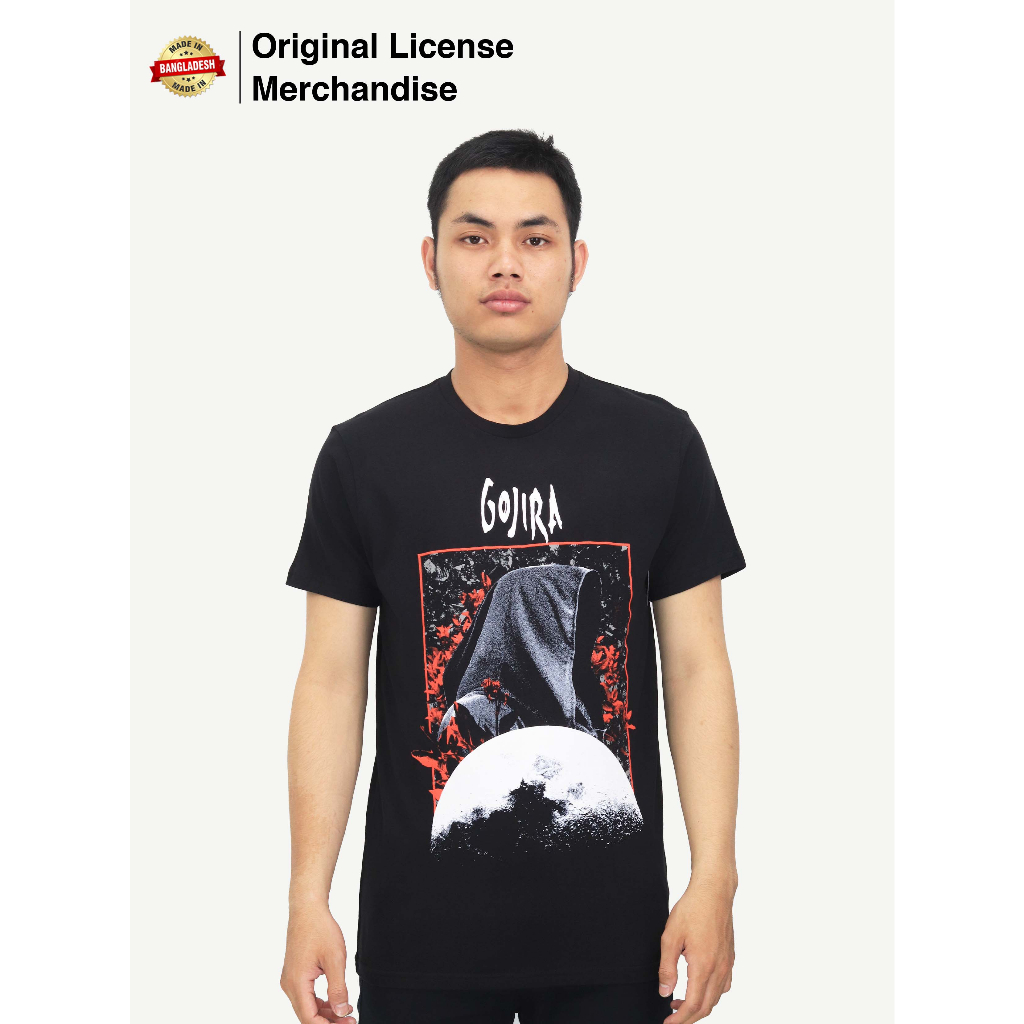 Jual Kaos Baju Band Musik Metal Pria Wanita Katun Premium Import GOJIRA Original Official ...