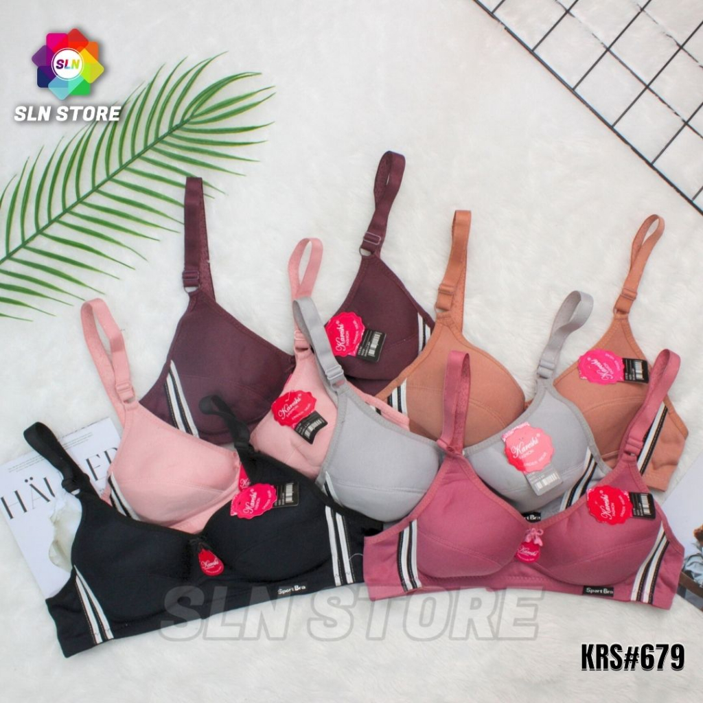 Jual SPORT BRA WANITA BH REMAJA PEREMPUAN KARESHI TANPA KAWAT BUSA ...