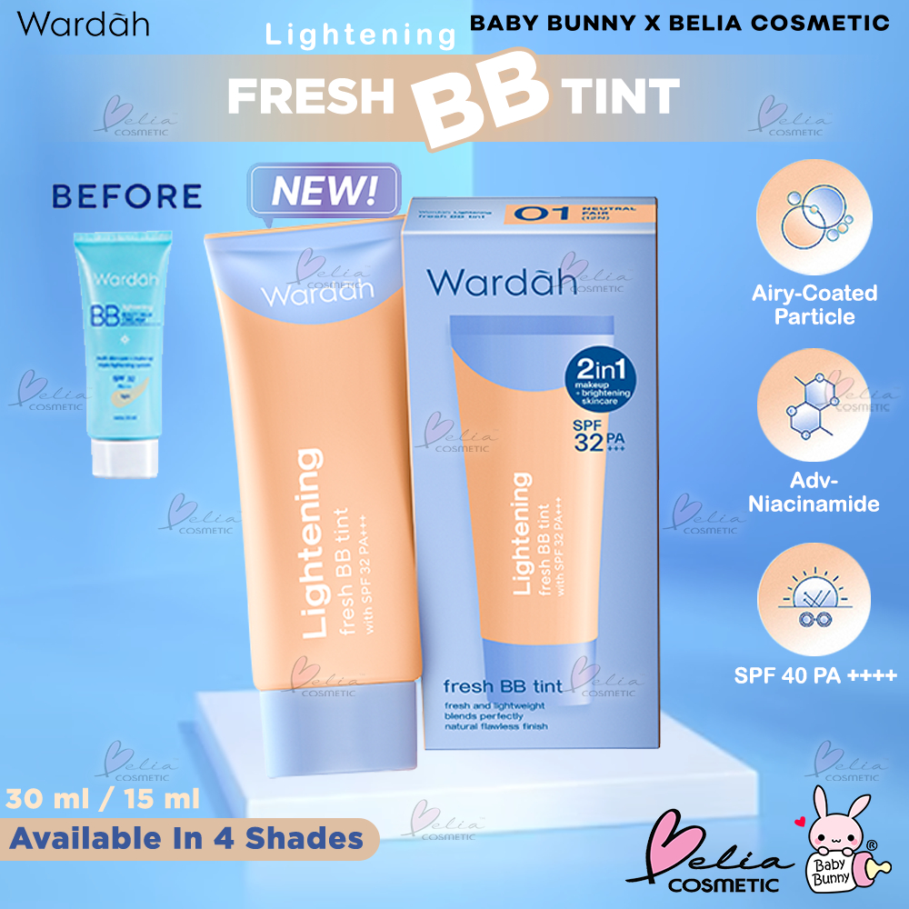 Jual BELIA WARDAH Everyday & Lightening BB Cream 15mL 30mL | krim bb wardah light natural ...