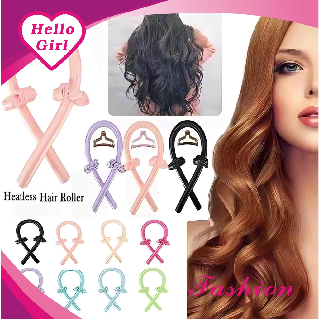 Jual (HelloGirl) B28 rambut tanpa catokan Rambut Keriting Alat ...