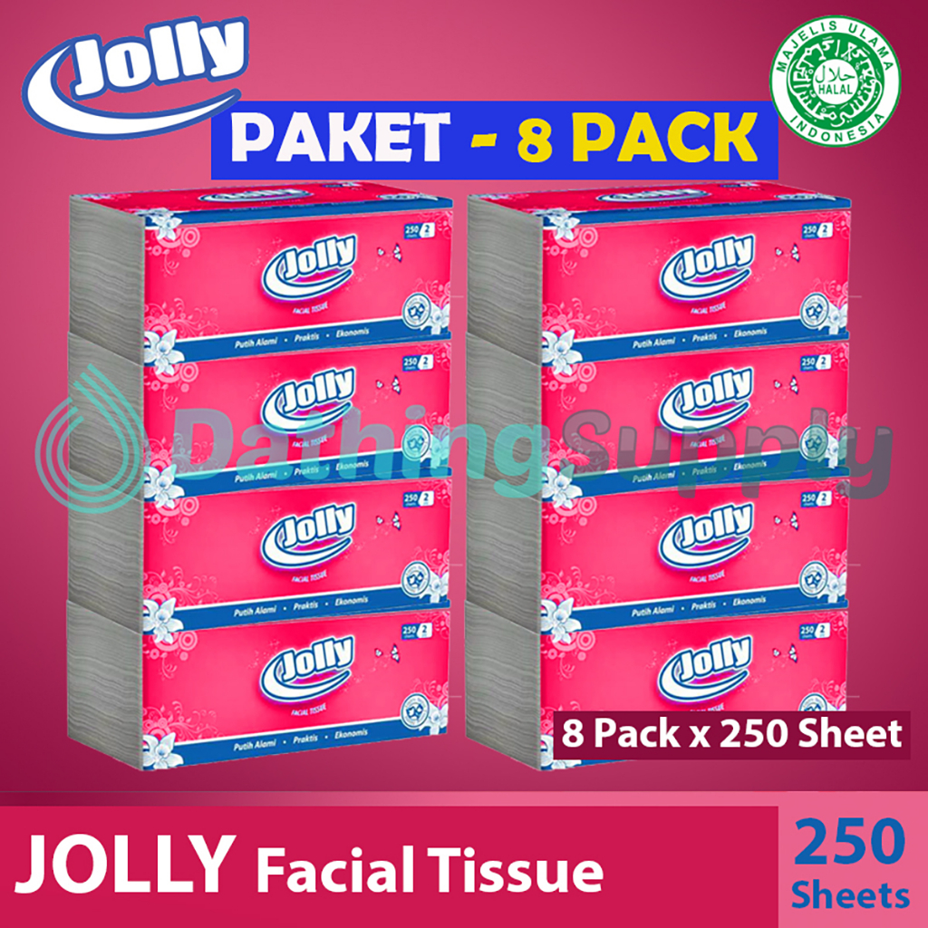 Jual Tissue Jolly Facial Isi 250 Sheet - 2 Ply / Tisu Wajah Halus ...