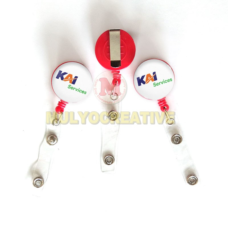 Jual ID Card Yoyo KAI Service Gantungan ID Card Holder Logo KAI Service ...