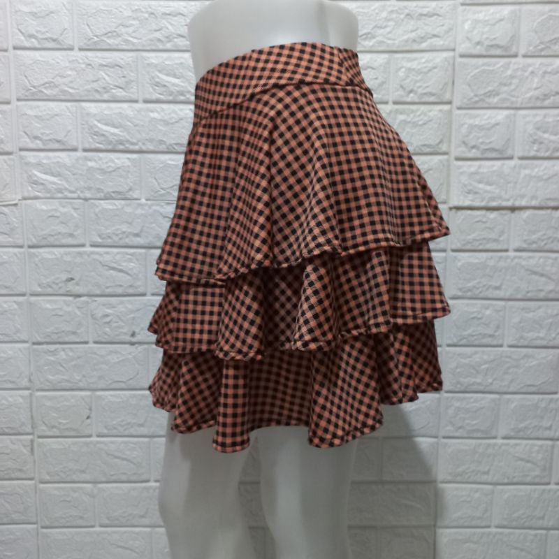 Jual Rok Susun 3 Motif Spandek Balon Premium || Rok Senam Zumba Aerobic ...