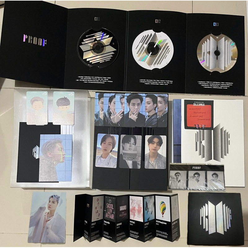 Jual BTS ALBUM PROOF STANDARD + COMPACT EDITION (unsealed) | Shopee Indonesia