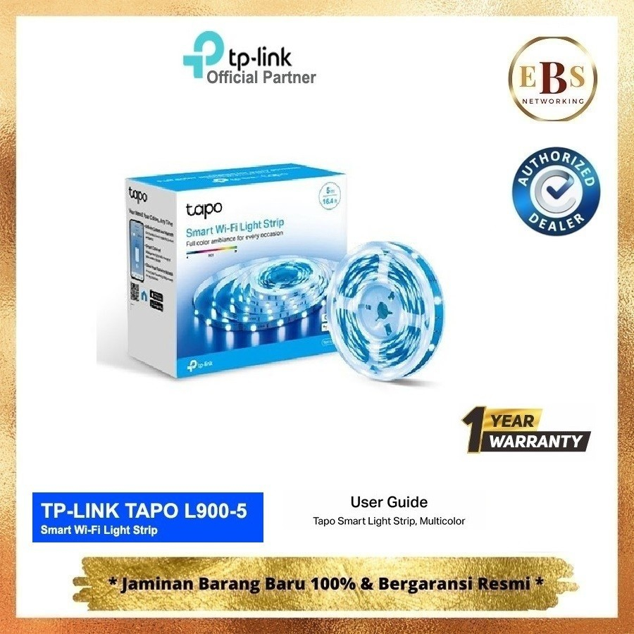 Jual TPLINK TAPO L900 L900-5 - Smart Wi-Fi Light Strip (5 meter ...