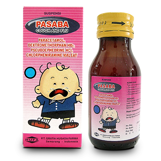 Jual PASABA Syrup Flu Batuk Anak - Pasaba Baby 60 ML Cough and Flu ...
