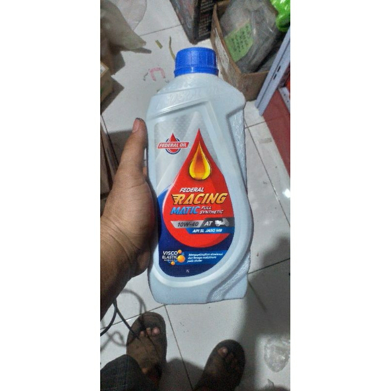 Jual FEDERAL RACING MATIC 10W 40 ISI 1LITER | Shopee Indonesia