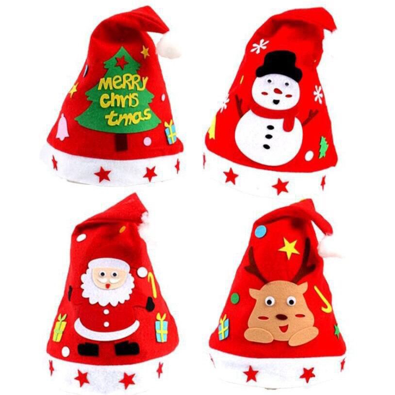 Jual DIY TOPI NATAL ANAK - Mainan Edukasi Natal Xmas Membuat Topi Natal ...