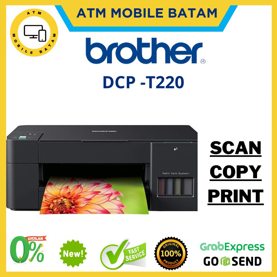 Jual Brother Printer DCP-T220 Ink Tank Printer - Print Scan Copy All in ...