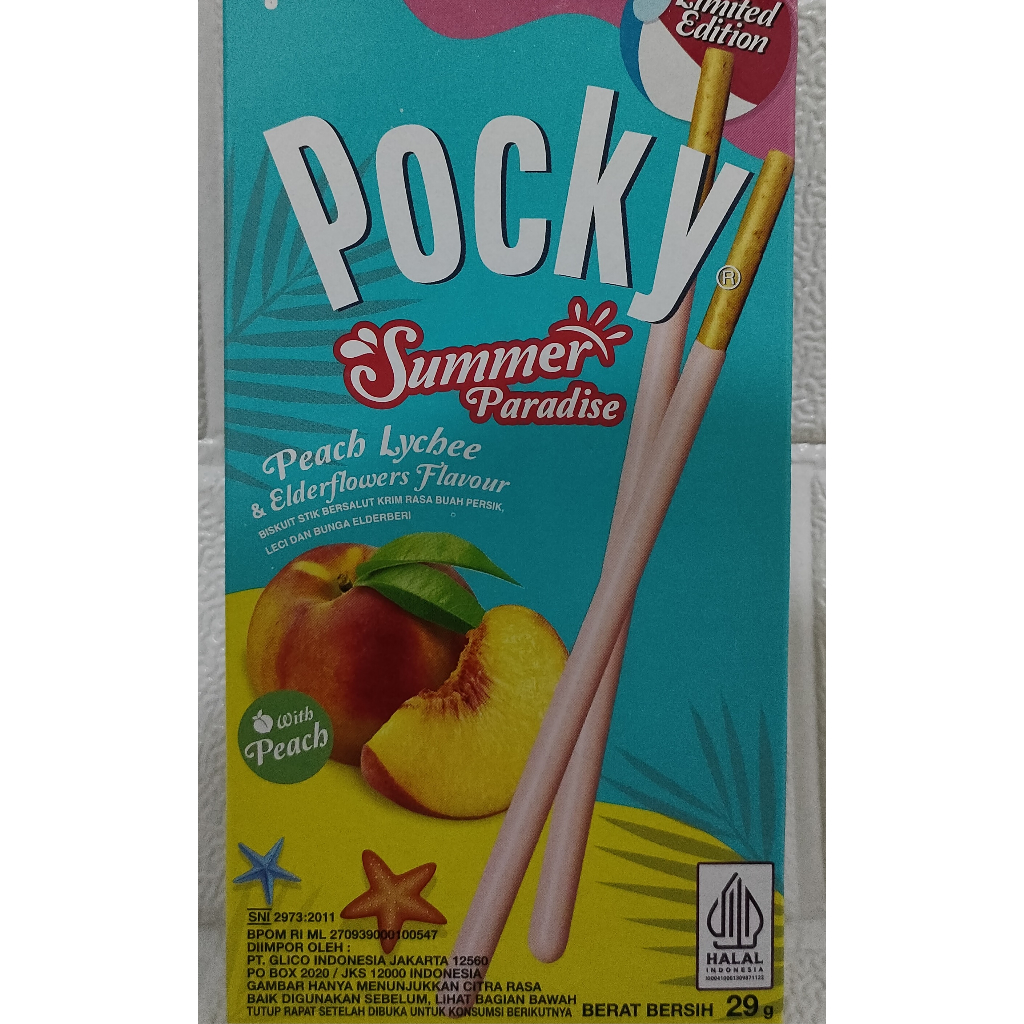 Jual NEW... POCKY PEACH LYCHEE COOKIES&CREAM 40GR, DOUBLE CHOCO 47GR ...