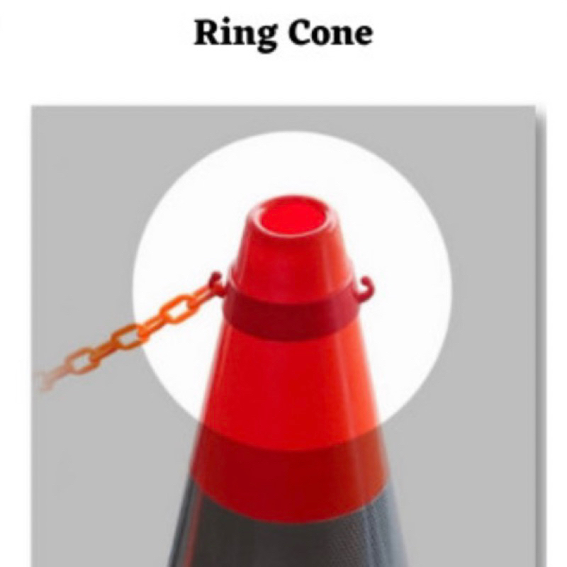 Jual Promo Traffic Cone Chain Ring Connector - Pengait Rantai Kerucut ...