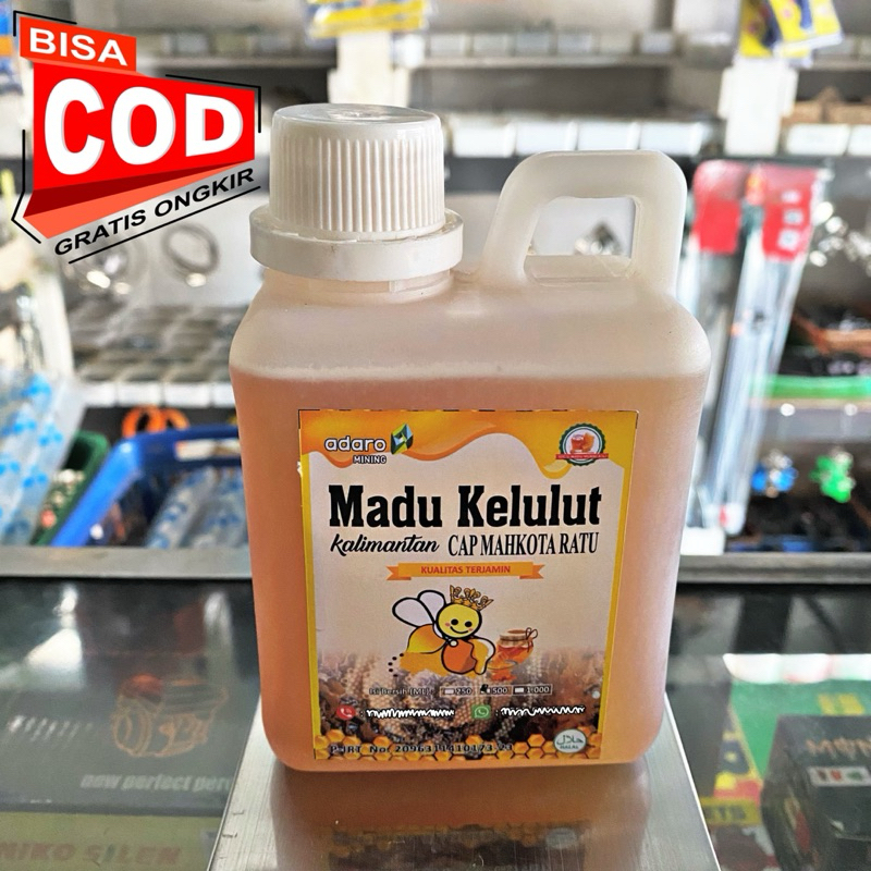Jual Madu Kelulut 500ml Asli Kalimantan Cap Mahkota Ratu | Shopee Indonesia