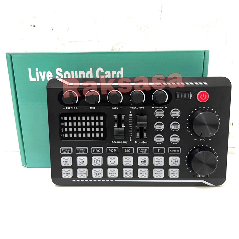 Jual Soundcard External Crust Pro F998 Untuk Live Streaming atau Karoke ...