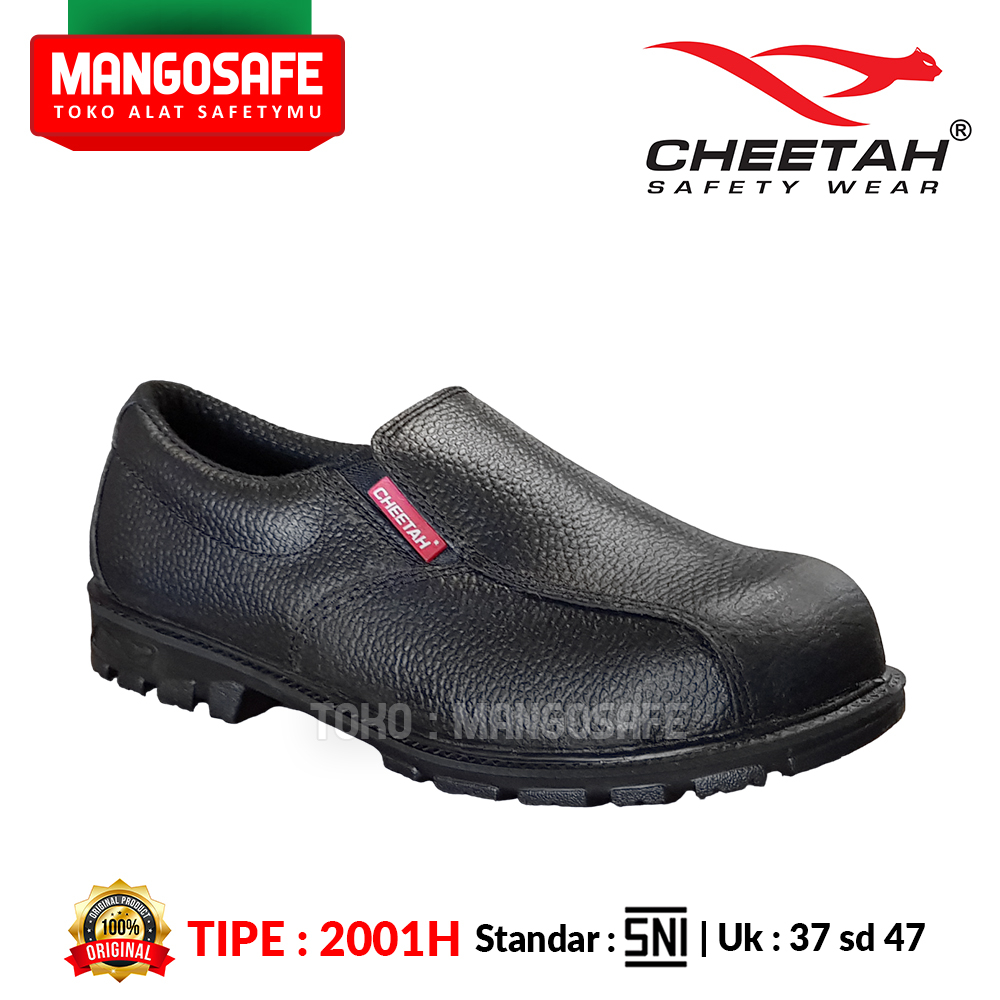 Jual Sepatu Safety Pendek Hitam Tanpa Tali Tapak Nitrile Tahan Kimia ...