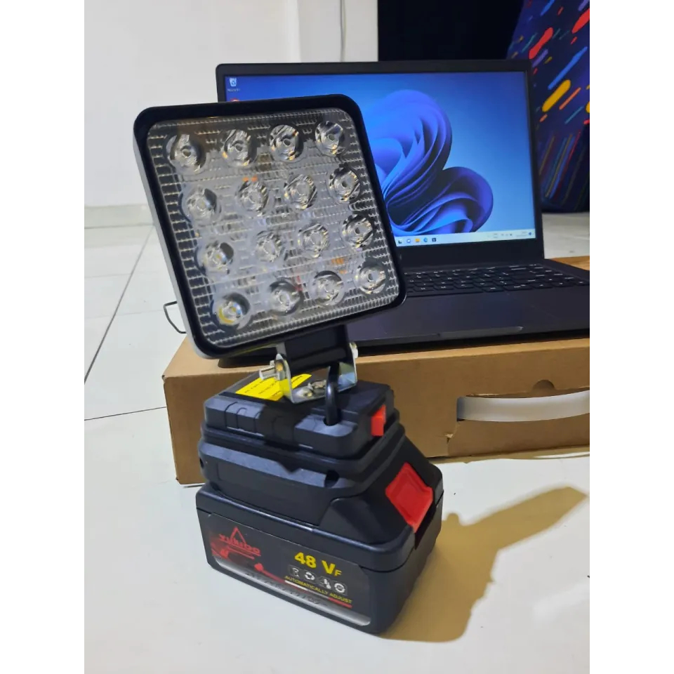 Jual Termurah !!! Paket Lampu LED Portable 8" inch Tenaga Baterai lampu ...