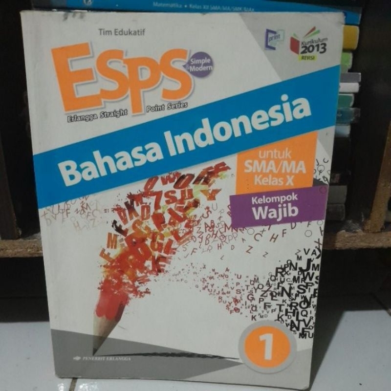 Jual Buku Esps Bahasa indonesia untuk sma/ma kelas 1/10/X kurikulum 2013 revisi | Shopee Indonesia