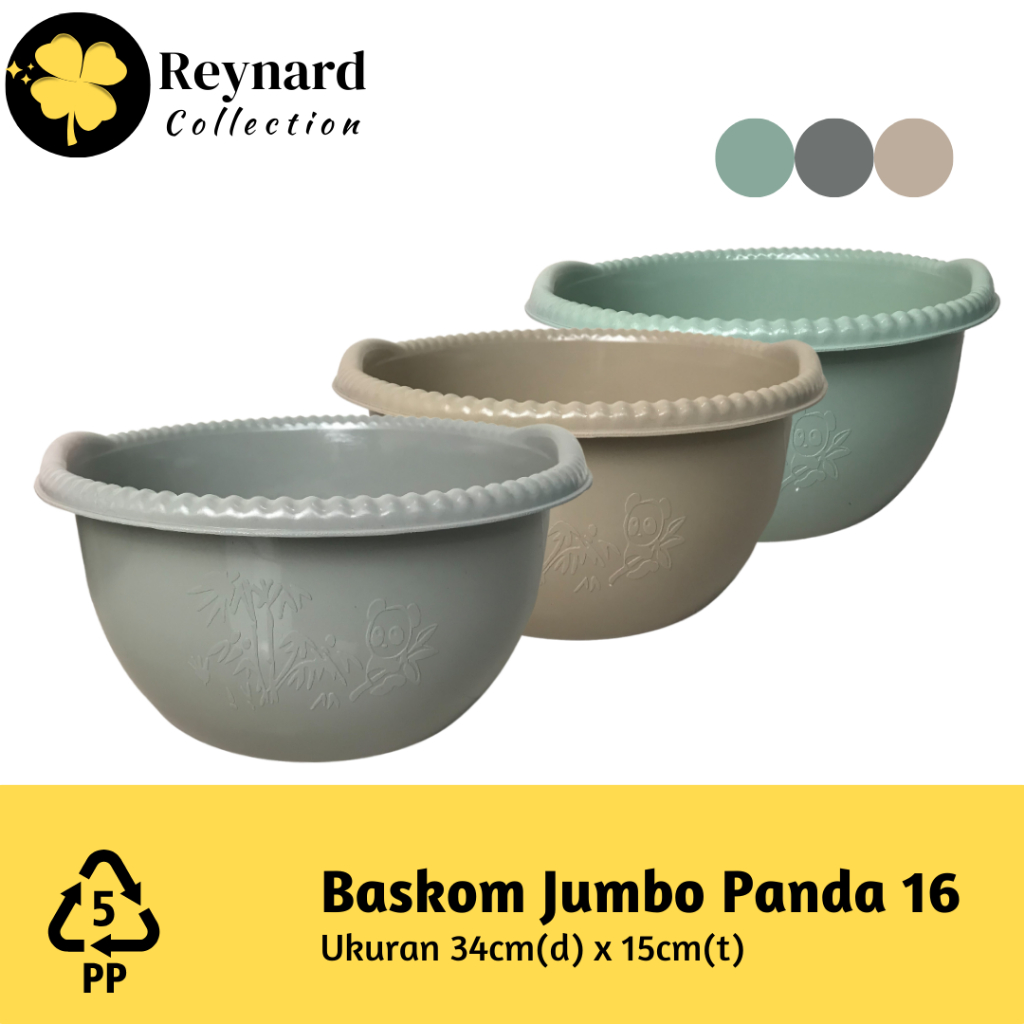 Jual Baskom Jumbo Panda 16 Waskom Panda 16 Hajatan Tebal High Quality ...