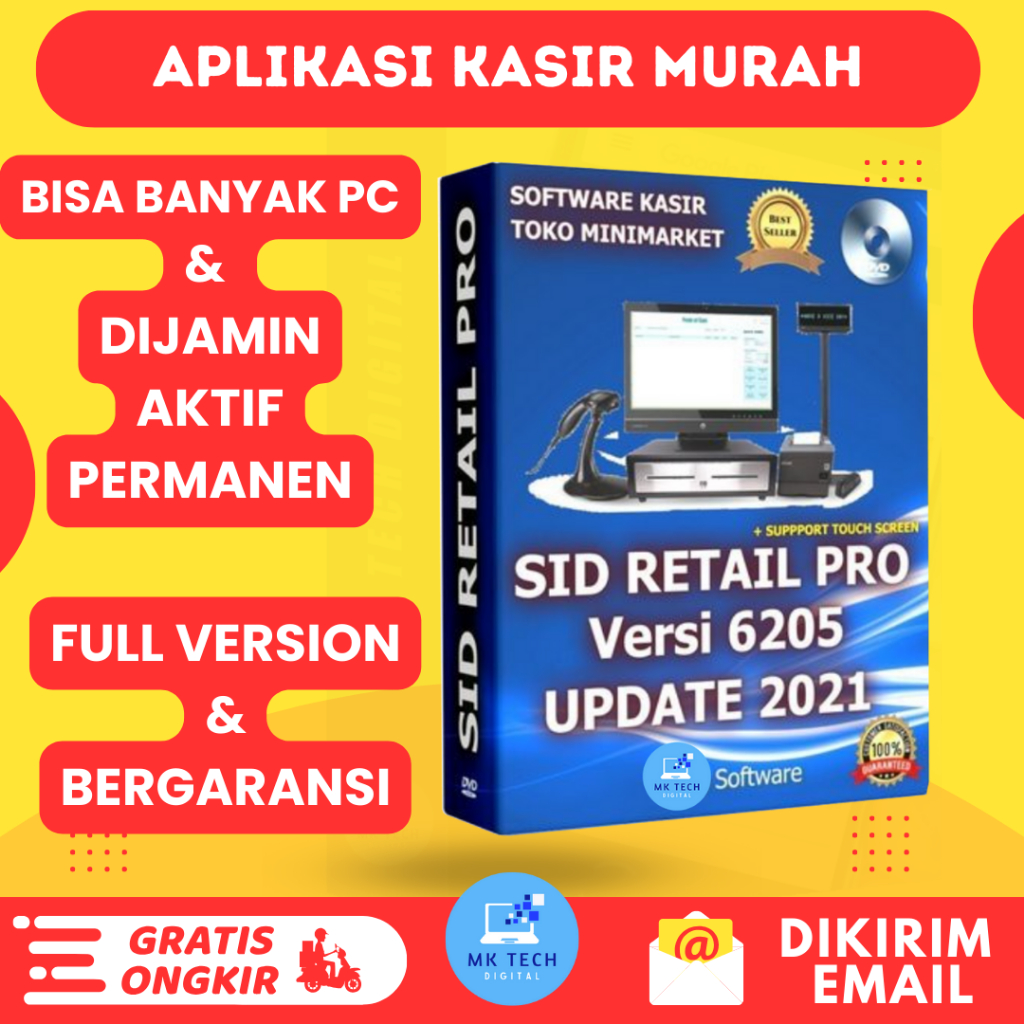 Jual Aplikasi Kasir SID Retail Pro 5 v. 6127 Toko POS - GARANSI AKTIVASI [FULL VERSION] | Shopee ...