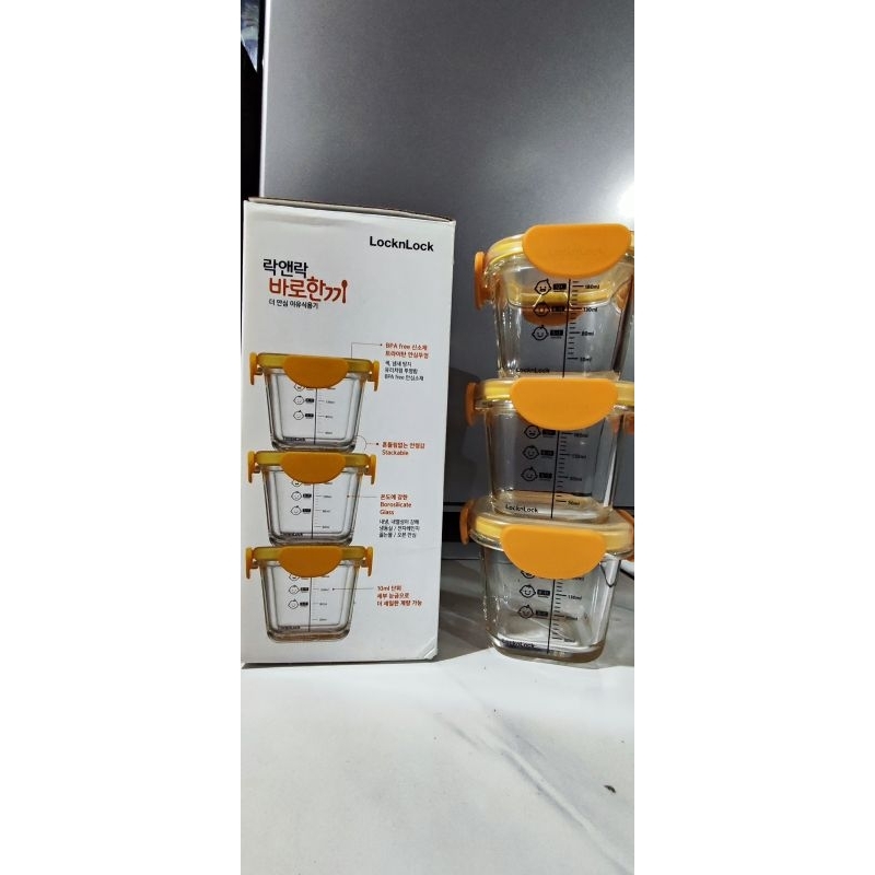 Jual Lock n Lock Tempat MPASI Kaca | Shopee Indonesia