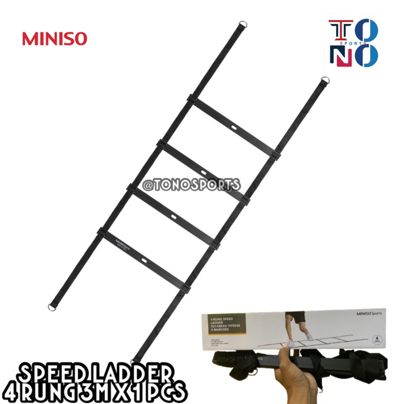 Jual Miniso sports Agility Speed Ladder 4 Rung Panjang 3M X 1 Pcs 4 ...