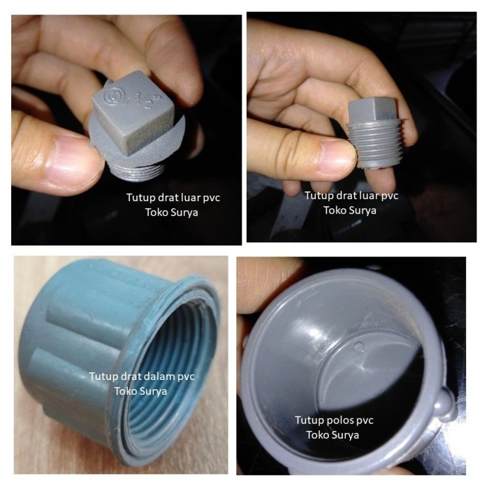 Jual dop plug 1/2 Dop 1/2 dop 3/4 Dop1 / Tutup Drat Dalam 1/2 Tutup ...
