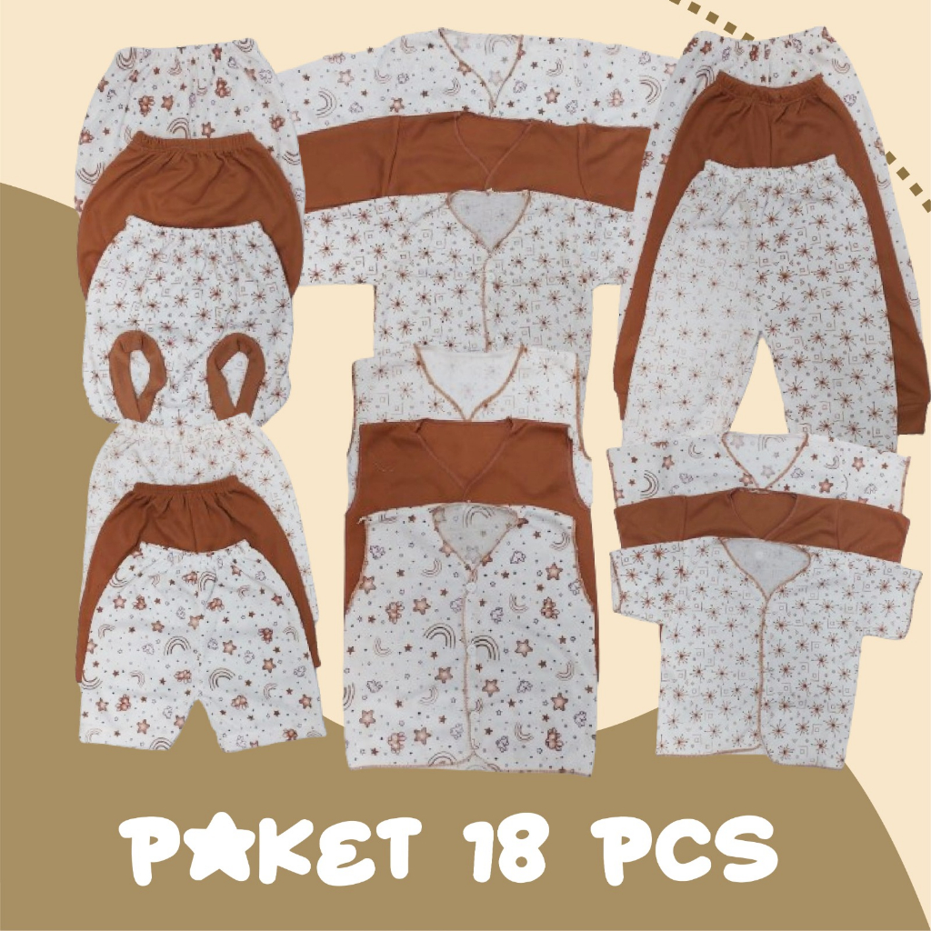 Jual Paket 18 pcs Paket Baju Baru Lahir / Paket Baju Baru Brojol seri ...