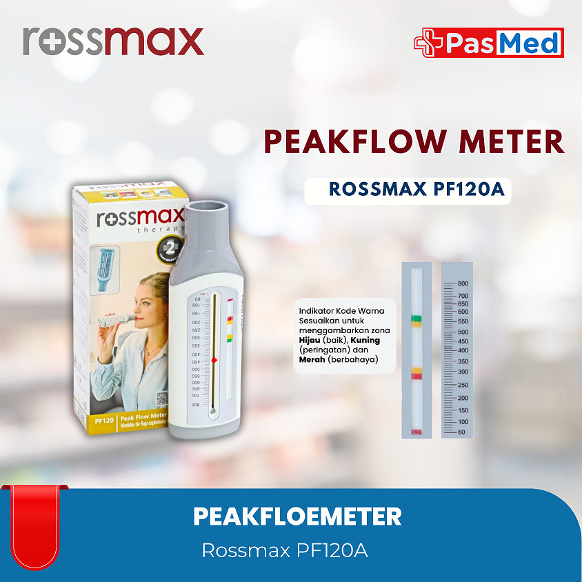 Jual PASMED | ROSSMAX Peak flow Meter Alat Cek Asma - Anak Dewasa alat ...