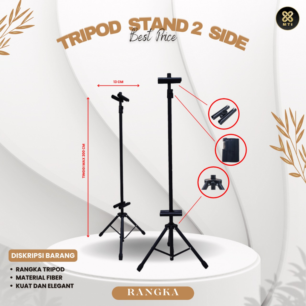 Jual TRIPOD 2 SIDE/TRIPOD/TRIPOD 2SISI/TRIPOD STAND/TRIPOD 4SISI/TIANG ...
