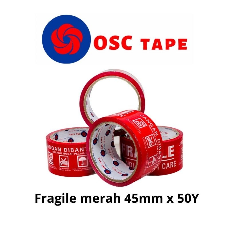 Jual LAKBAN FRAGILE JANGAN DI BANTING 48mmx50Yard TAPE KUALITAS SUPREME ...