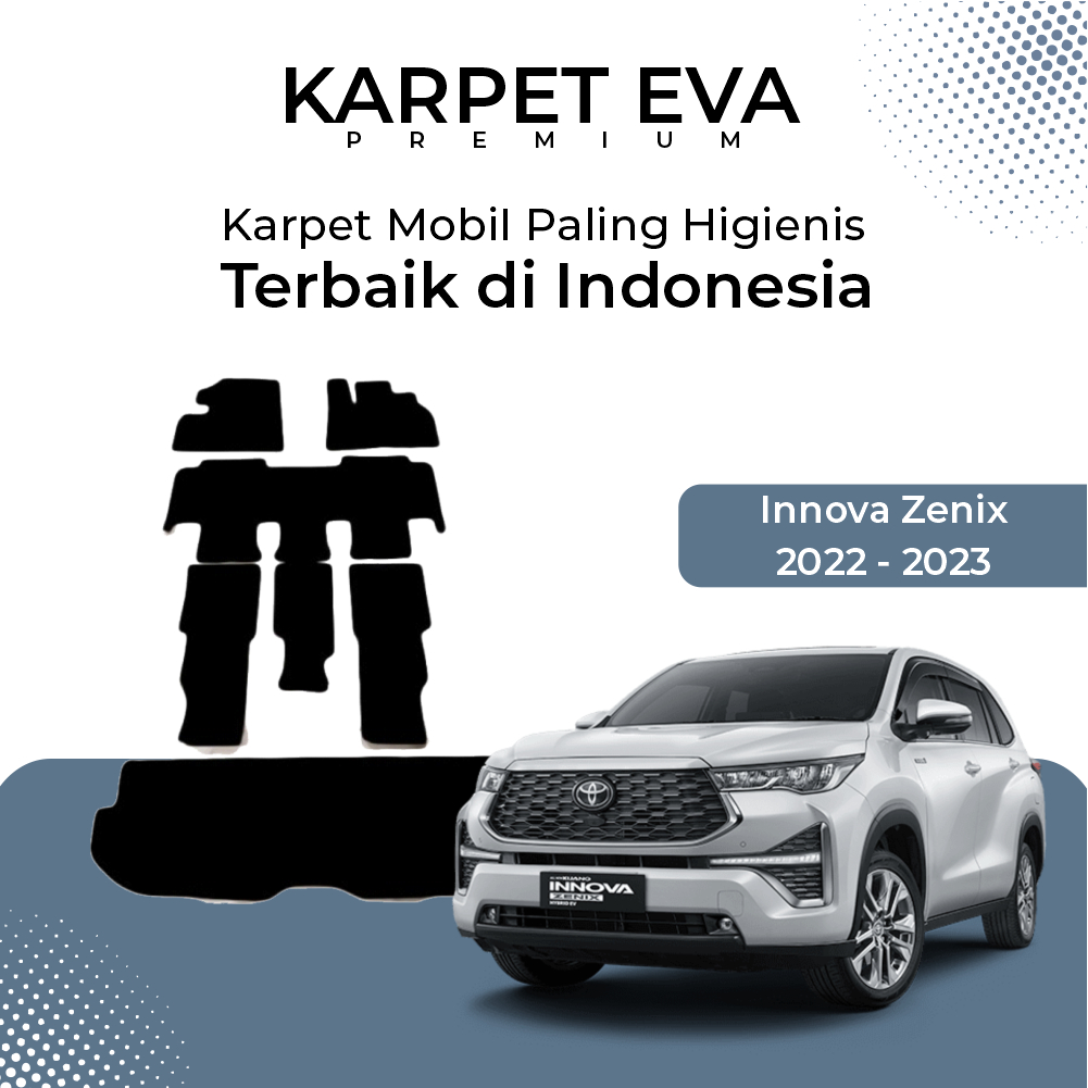 Jual Karpet Mobil Innova Zenix Captain Seat th 2023 Karpet Eva Premium ...