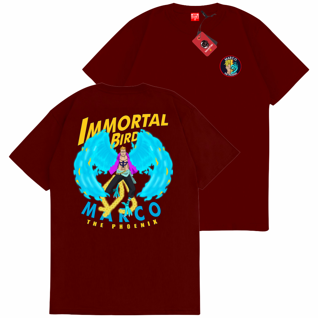 Jual SAKAZUKI Kaos Baju Anime One Piece MARCO THE PHOENIX SHIROHIGE ...