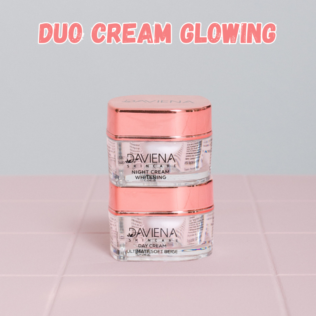 Jual DUO CREAM GLOWING SERIES | DAY CREAM DAN NIGHT CREAM | DAVIENA ...