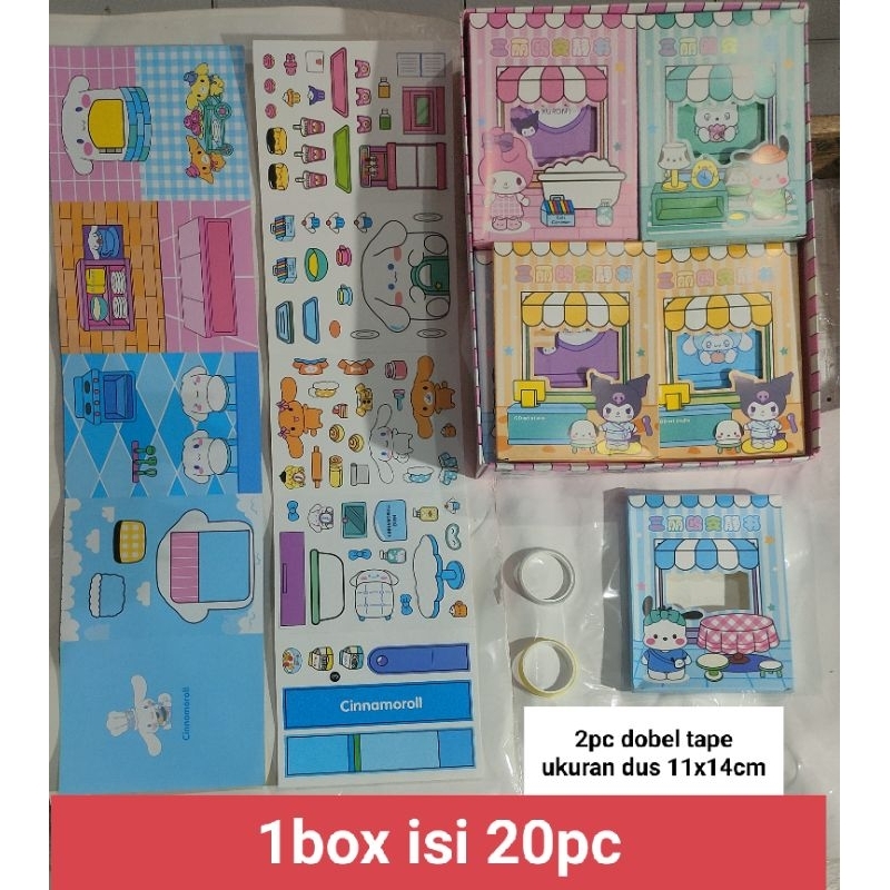 Jual Mainan Paper Doll Kuromi Dan Melody Lembaran/Box | Shopee Indonesia