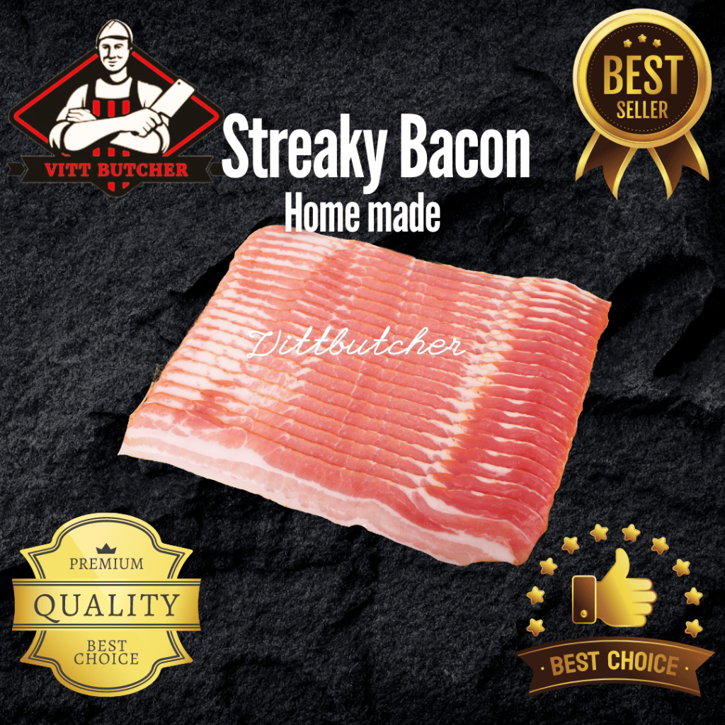 Jual Pork streaky bacon 1 kg | Shopee Indonesia