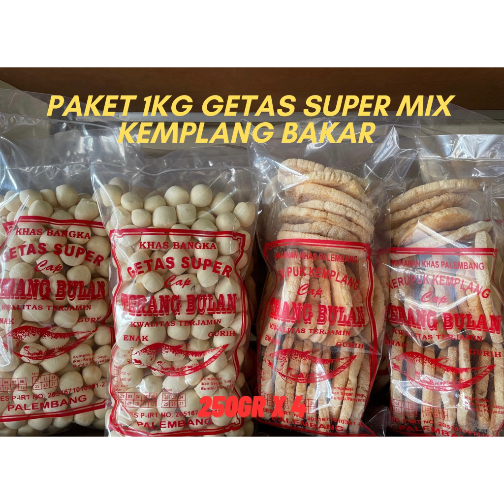 Jual PAKET 1KG GETAS MIX BAKAR | Shopee Indonesia