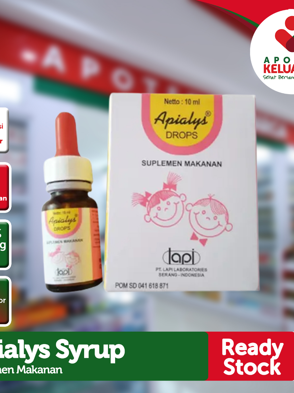 Jual APIALYS DROP 10ML/DROP MULTIVITAMIN ANAK | Shopee Indonesia