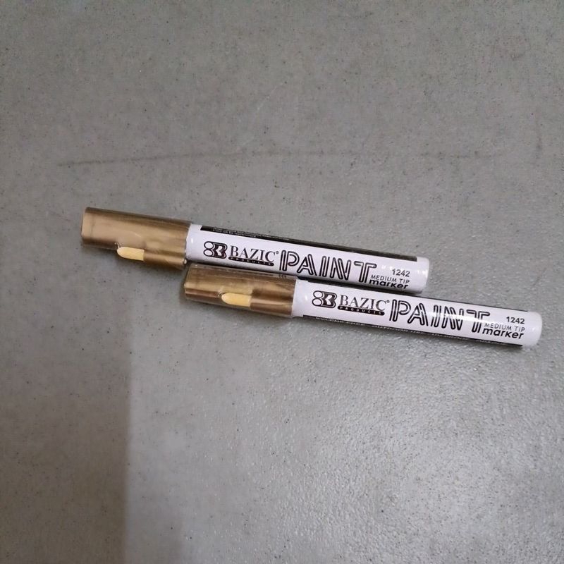 Jual spidol emas cat putih paint marker gold white (pcs) | Shopee Indonesia