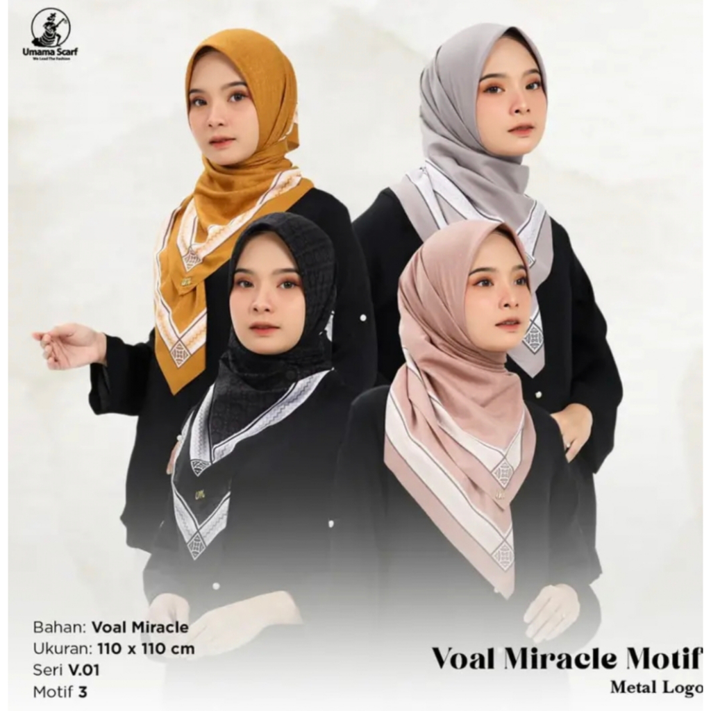 Jual PAKET USAHA JILBAB SEGI 4 UMAMA MIRACLE MOTIF LOGO || JILBAB SEGI ...
