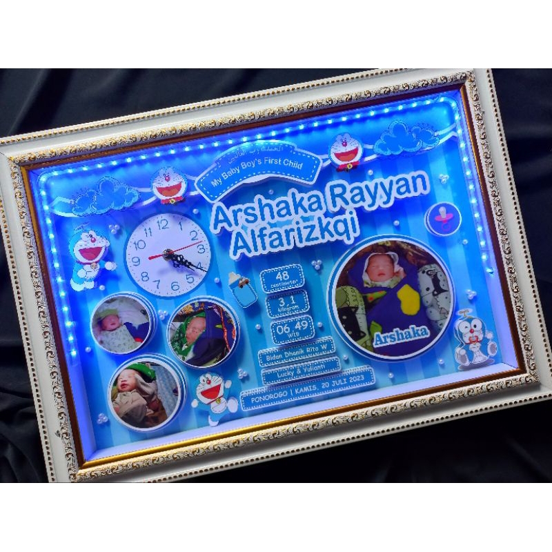 Jual Biodata Baby 3D 15R | Bio Baby Frames | Bingkai Kelahiran | Pigora ...
