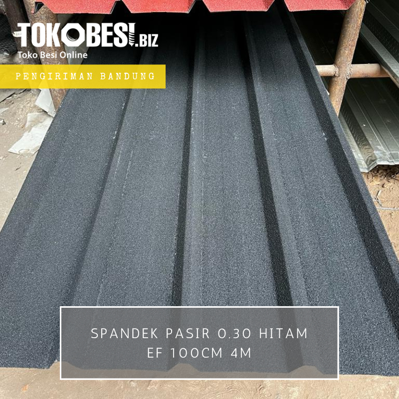 Jual Spandek Pasir 0.30 Hitam ef 100cm 4m | Shopee Indonesia