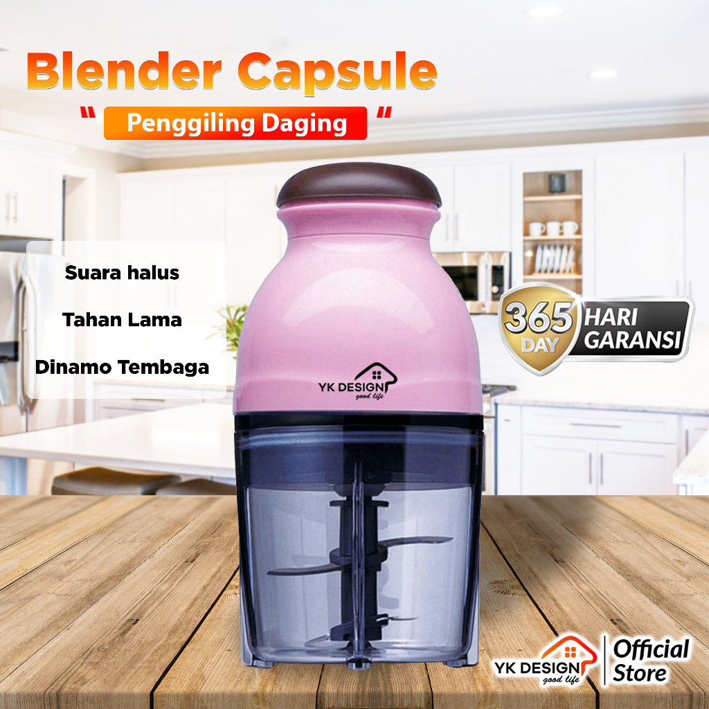 Jual Merek YK Design Blender Capsul Penggiling Daging atau Sayur ...