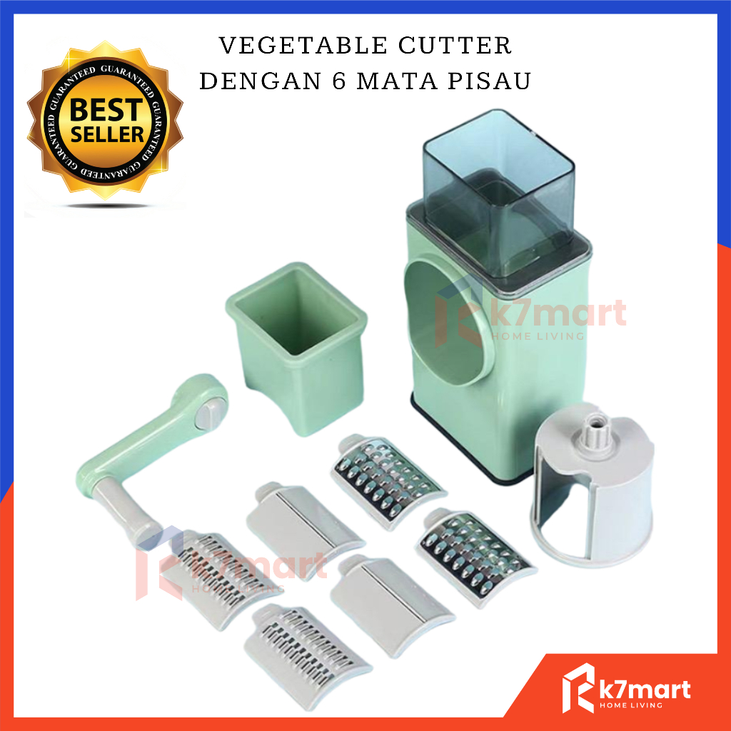 Jual K7MART VEGETABLE CUTTER SLICER MULTIFUNGSI / ALAT PARUTAN SAYUR ...