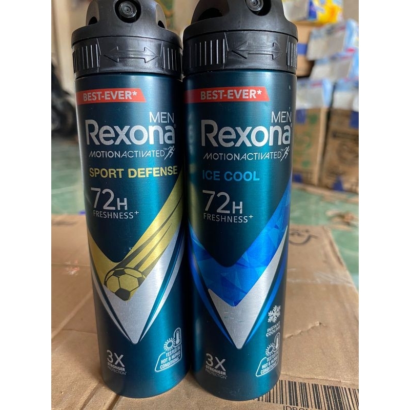 Jual Rexona Men Deodorant Spray Anitperspirant Ice Cool/Sport Defense 135ML | Shopee Indonesia