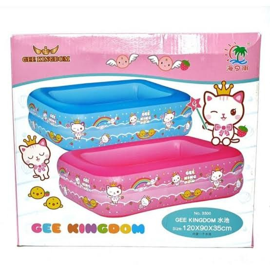 Jual KOLAM RENANG ANAK MANDI BOLA GEE KINGDOM UKURAN 120CM | Shopee ...