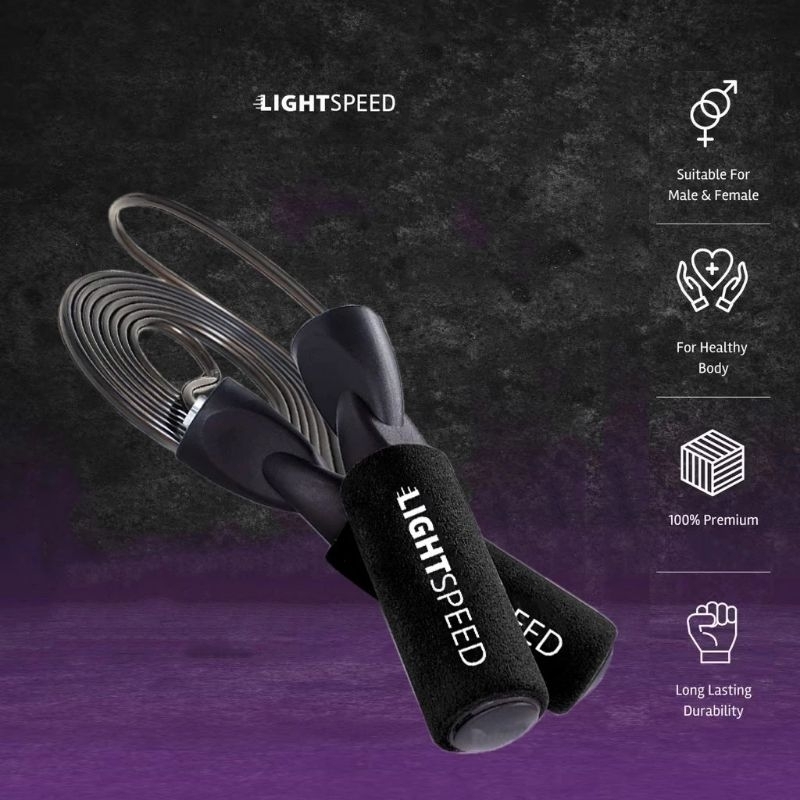 Jual LIGHTSPEED JUMP ROPE / LOMPAT TALI / TALI SKIPPING | Shopee Indonesia