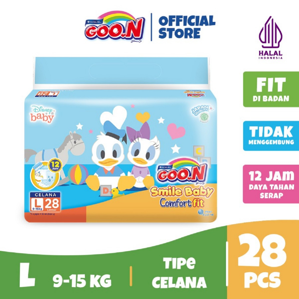 Jual Goon Smile Baby Comfort Fit S32/M30/L28/XL26/XXL24 (Citra Susu) | Shopee Indonesia